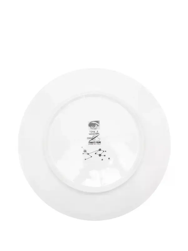 FORNASETTI Tema E Variazioni N.356 Sagittarius Wall Plate - White