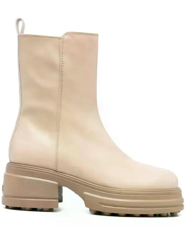 TOD'S Zip-up Calf Leather Boots