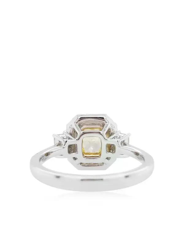 HYT JEWELRY 18kt White Gold Diamond Ring - Silver