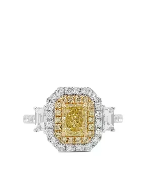 HYT JEWELRY 18kt White Gold Diamond Ring