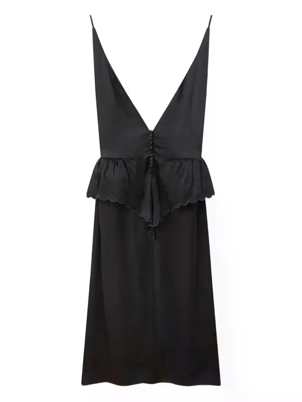Stella McCartney V-neck Dress - Black