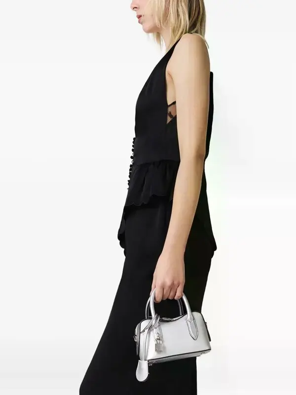 Stella McCartney V-neck Midi Dress With Spaghetti Straps And Open Back