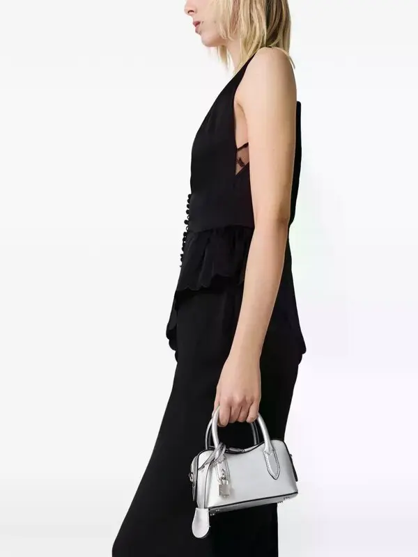 Stella McCartney V-neck Midi Dress With Spaghetti Straps And Open Back