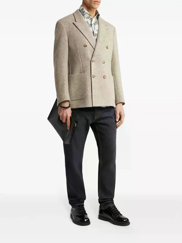 Etro Double-breasted Peak-lapel Blazer