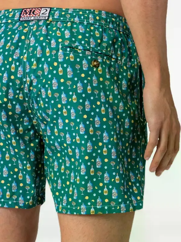 MC2 SAINT BARTH Lighting Swim Shorts - Green