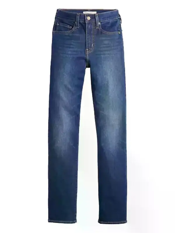 LEVI'S High Rise Straight Leg Jeans