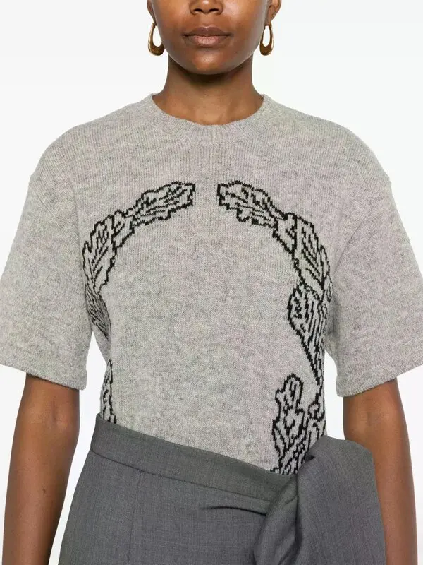Moschino Intarsia Knitted Top