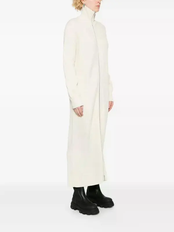 JIL SANDER Ribbed-knit Maxi Dress