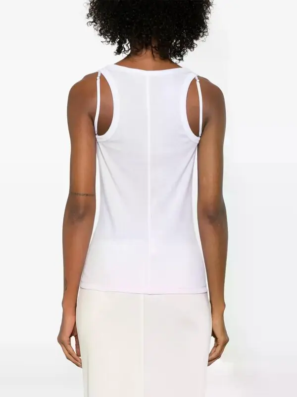 Helmut Lang Strap Racer Tank Top