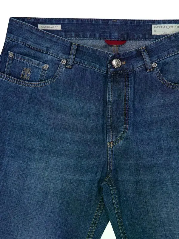 Brunello Cucinelli Straight-leg Jeans - Blue