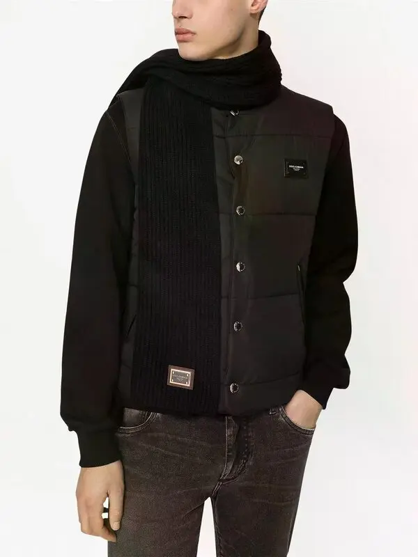 Dolce & Gabbana Logo-tag Cashmere Scarf