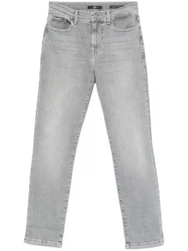 7 For All Mankind Mid-rise Skinny Jeans