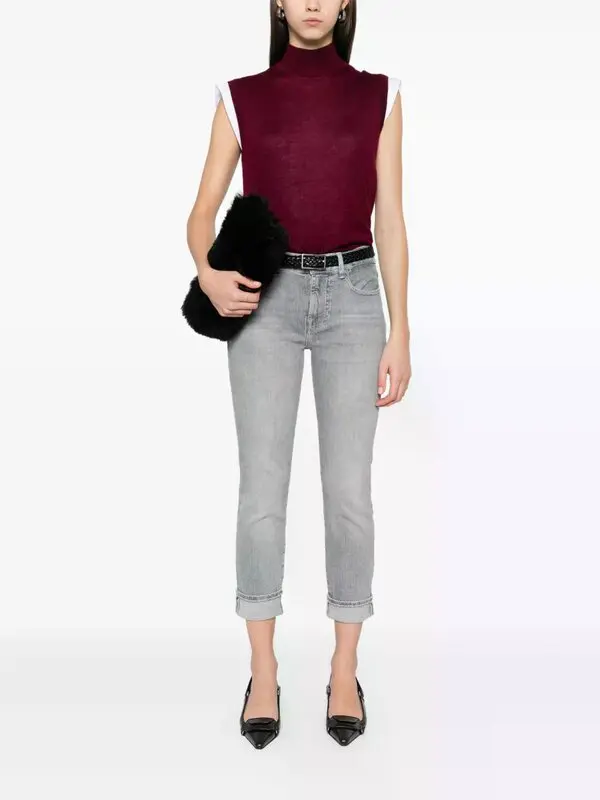 7 For All Mankind Mid-rise Skinny Jeans