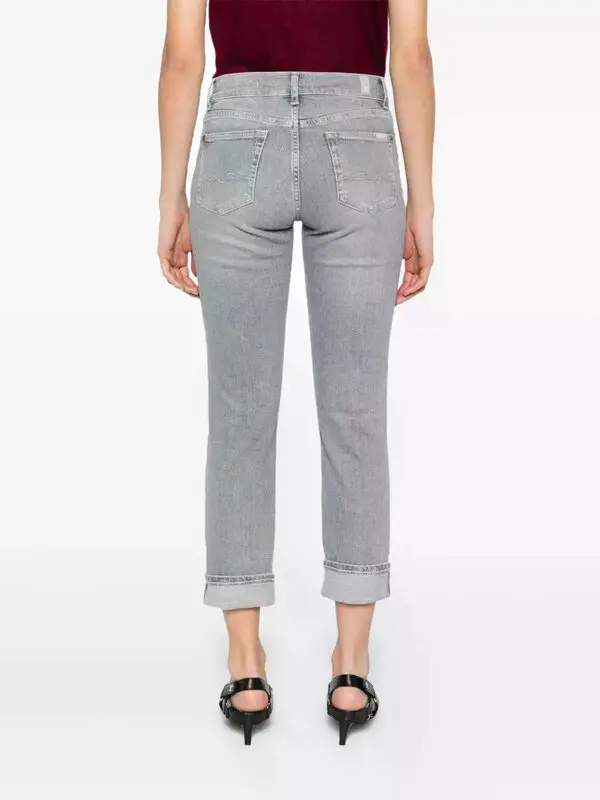 7 For All Mankind Mid-rise Skinny Jeans
