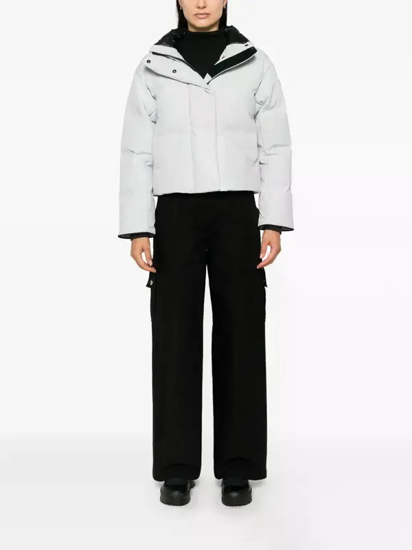 Canada Goose Grandview Cropped Padded Jacket - Grey