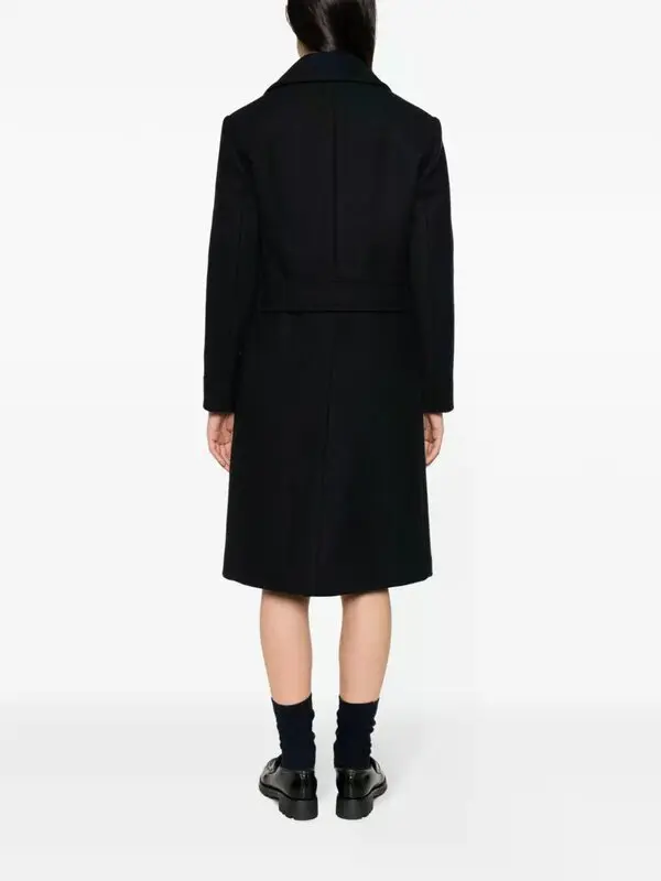 Prada Virgin Wool Double-breasted Coat