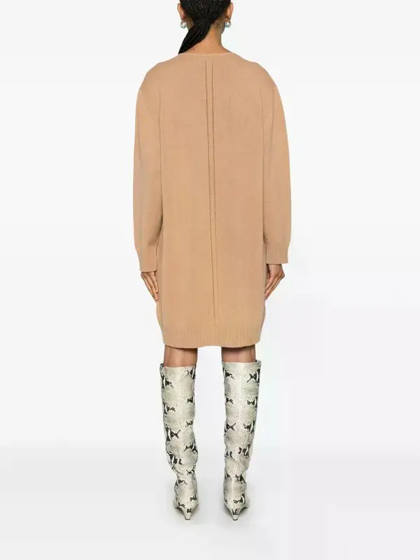 Fabiana Filippi V-neck Knitted Dress - Neutrals
