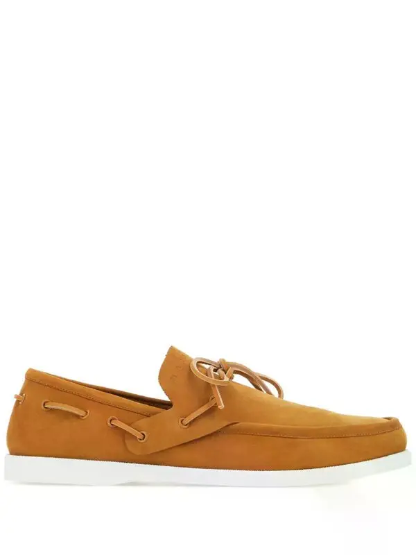 Marni Suede Boat Shoes