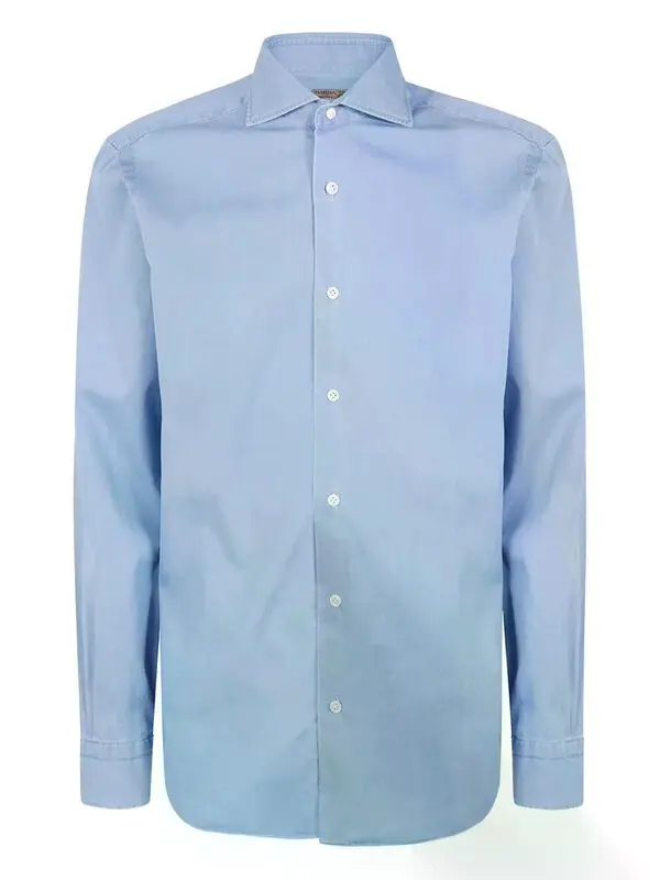 BARBA NAPOLI Spread-collar Shirt