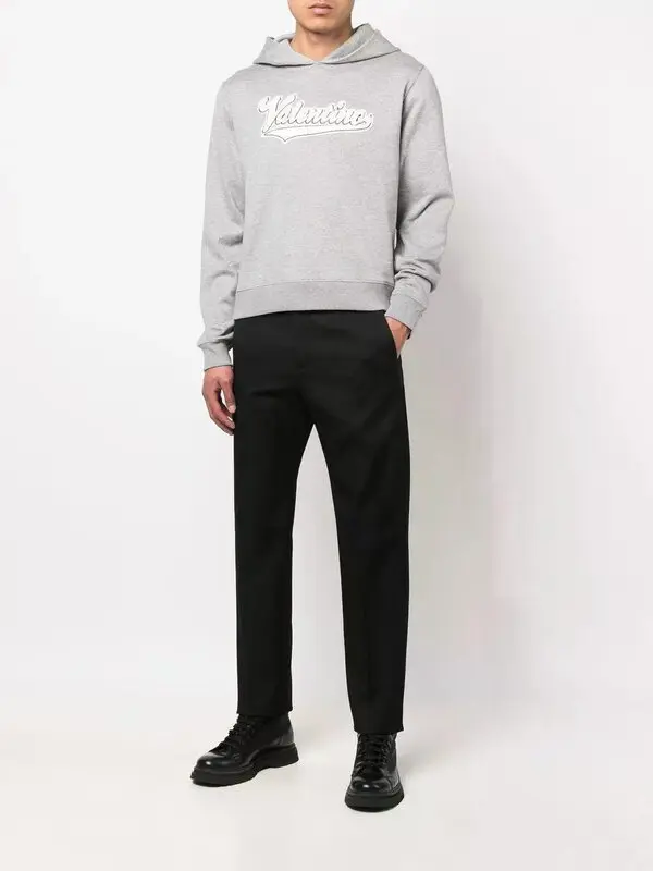 Valentino Garavani Embroidered Logo Hoodie