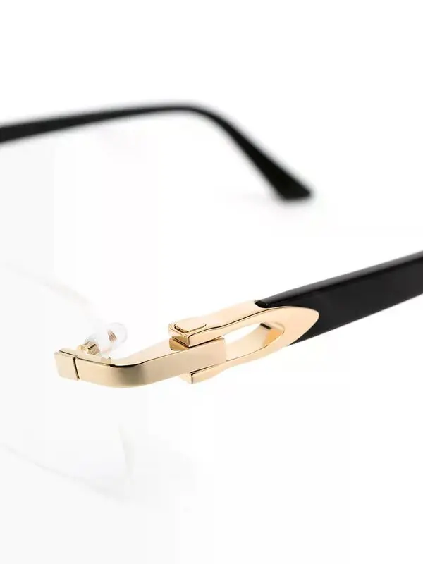 Cartier Rimless Rectangle-frame Glasses