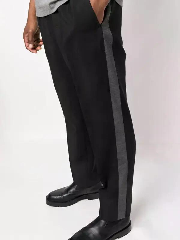 Versace Side Stripe Straight-leg Trousers