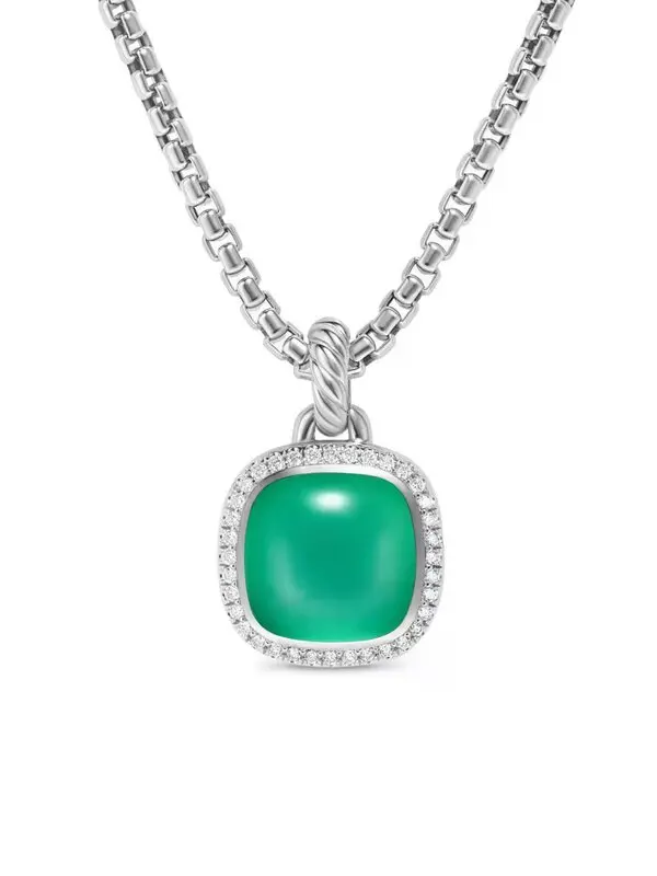 David Yurman Sterling Albion Diamond Pendant - Silver