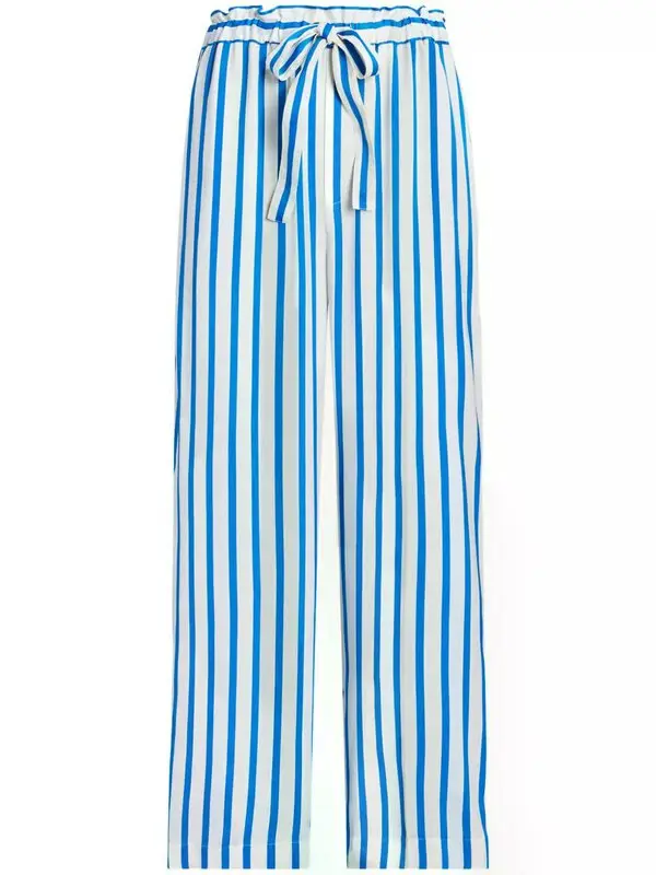 Polo Ralph Lauren Striped Silk Blend Trousers