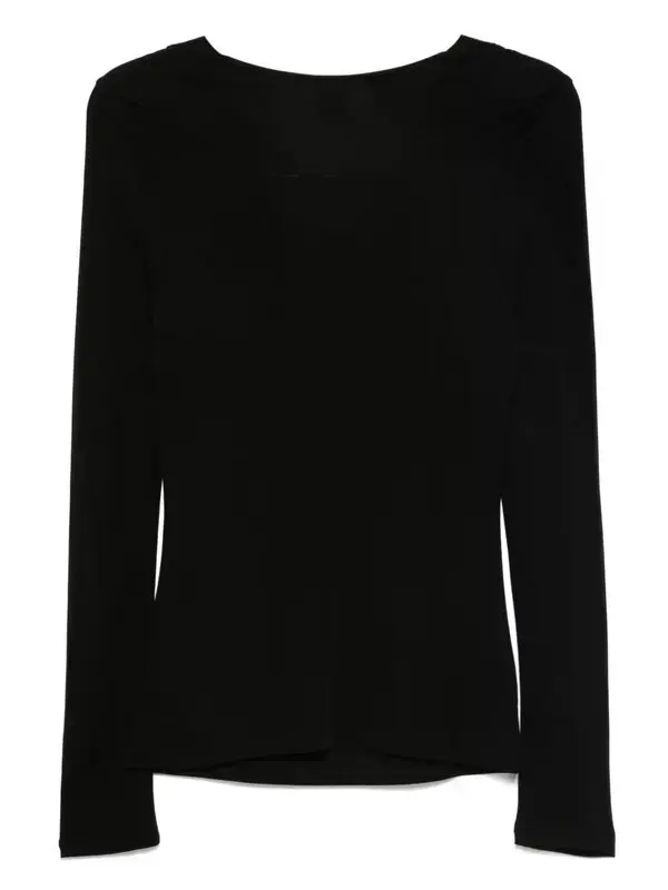 BOSS Cowl Neck Crepe Top