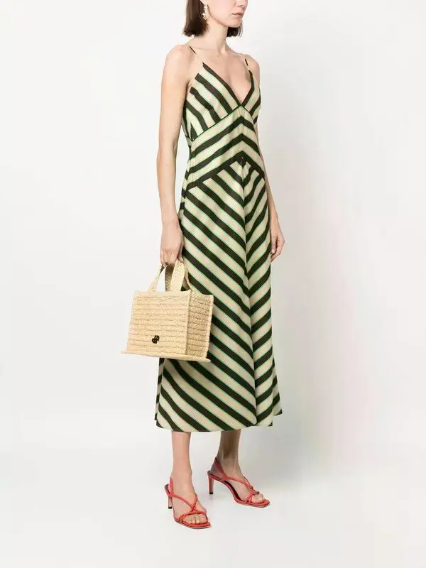 PATOU Small Jp Raffia Tote Bag