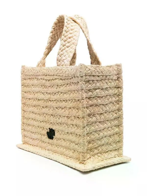 PATOU Small Jp Raffia Tote Bag