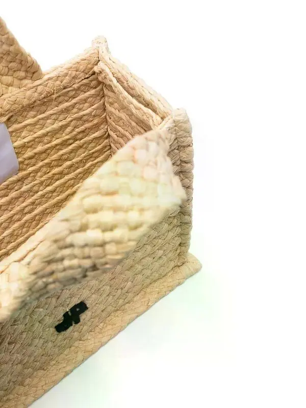 PATOU Small Jp Raffia Tote Bag