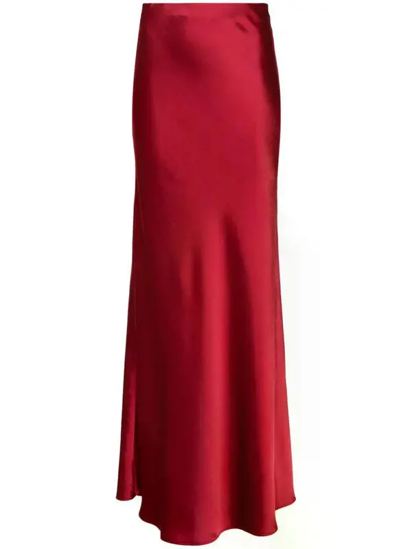 BLANCA VITA Ginestra Satin Long Skirt