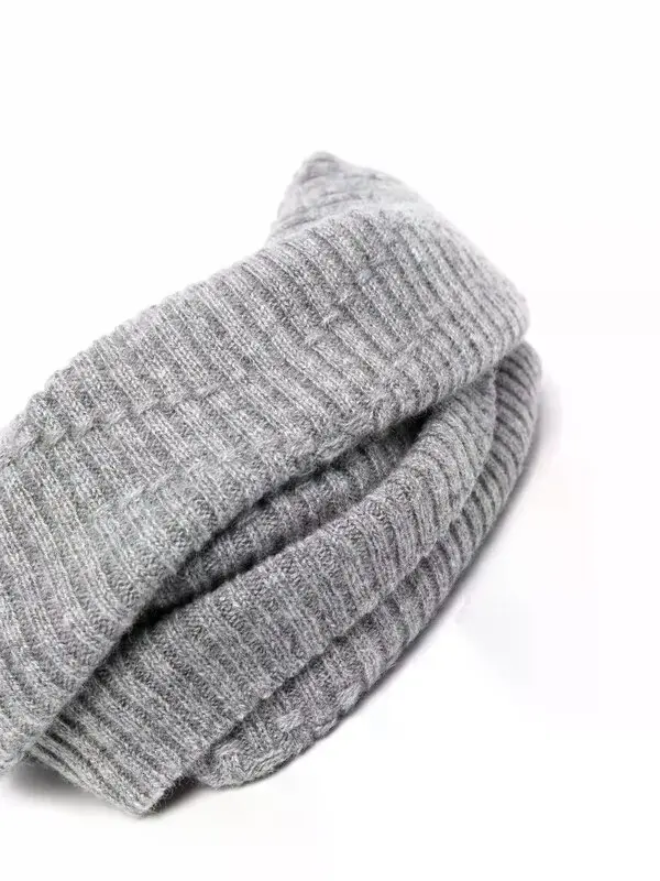 BARRIE Ribbed-knit Cashmere Snood