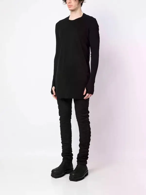 Boris Bidjan Saberi Crew Neck Longline Top