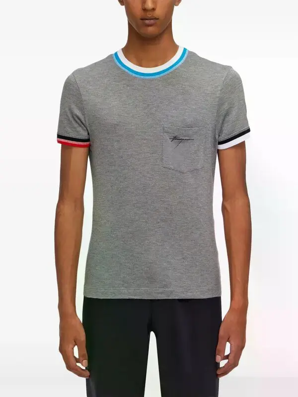 FERRAGAMO Colour-block Trim T-shirt