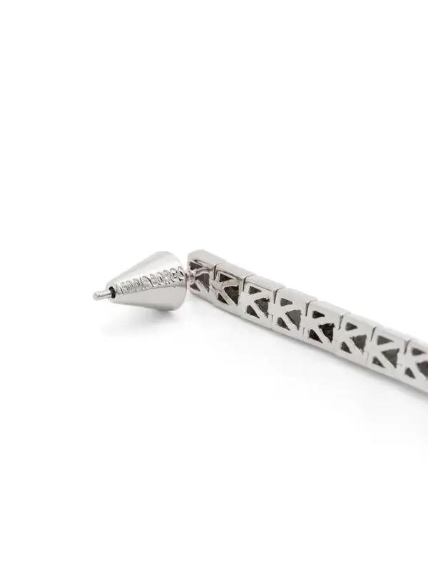Eddie Borgo Pyramid Drop Earrings - Silver