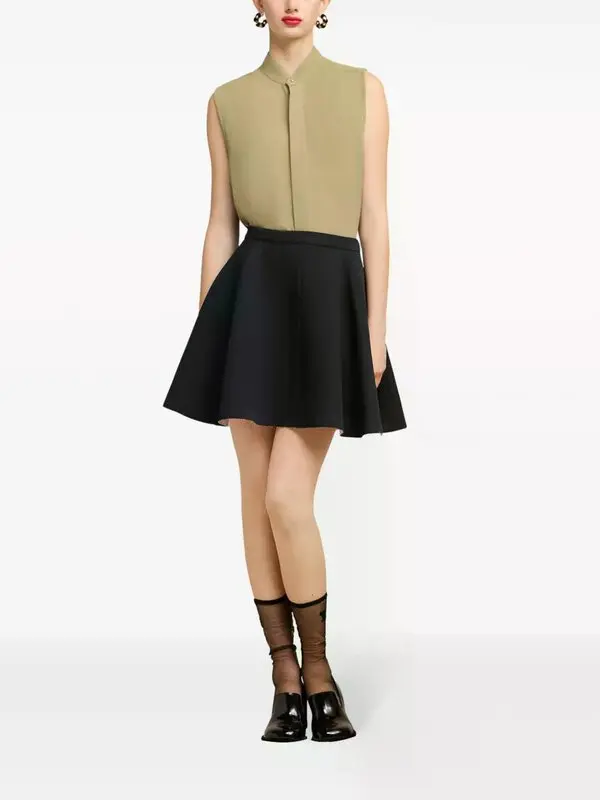 AMI Paris Virgin Wool Skater Skirt
