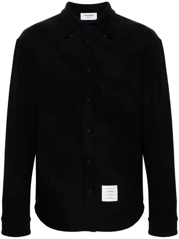 Thom Browne Herringbone Cotton Overshirt