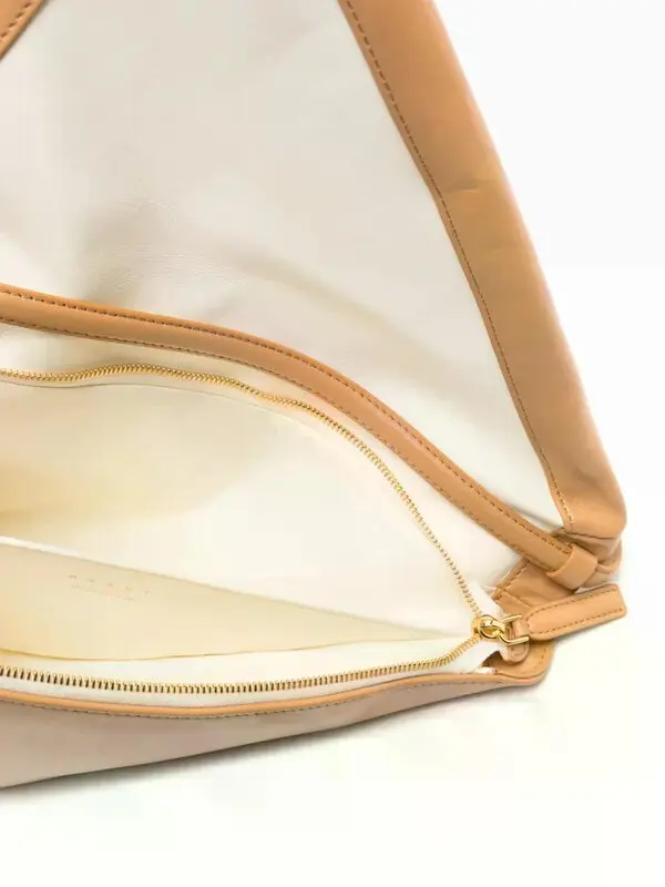 Marni Prisma Triangle Shoulder Bag - Neutrals