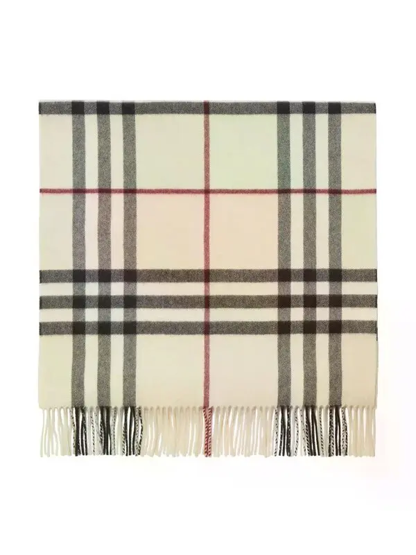 Burberry Check-pattern Cashmere Scarf - Neutrals
