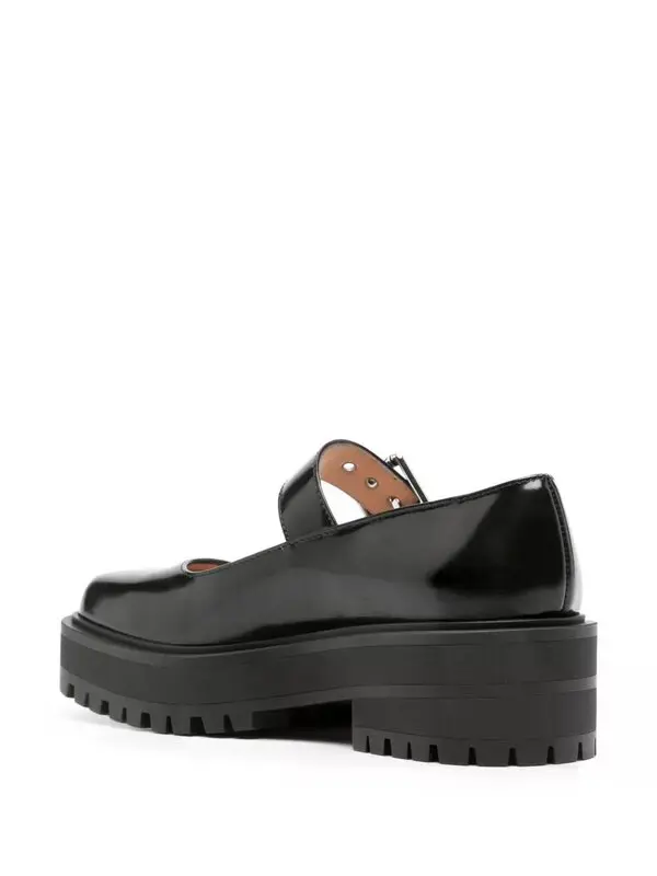 GIANVITO ROSSI Buckle-fastening Leather Mary Jane Shoes