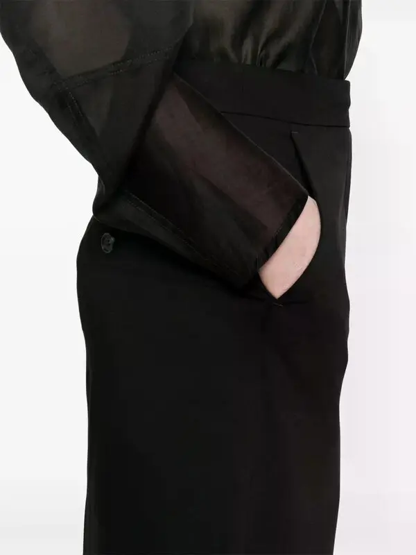 BLANCA VITA Twill Midi Skirt