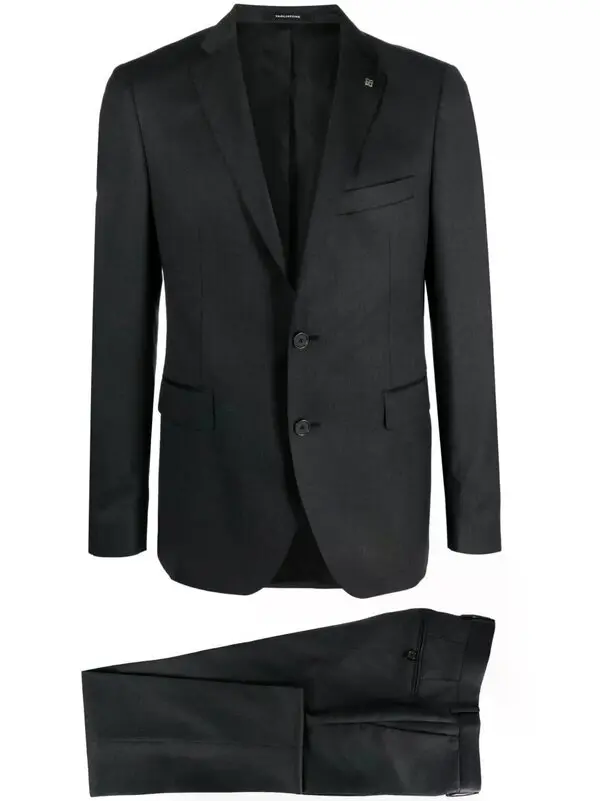 Tagliatore Single-breasted Buttoned Suit - Grey