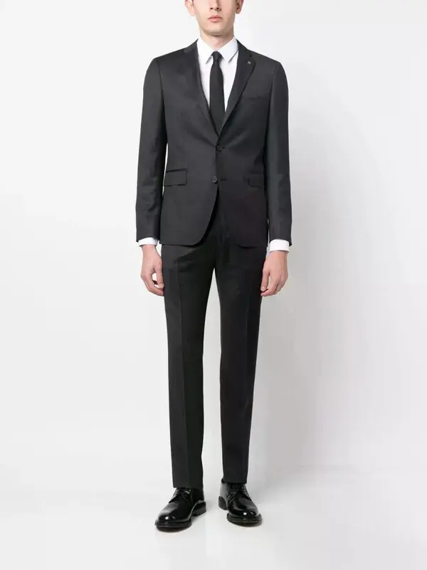Tagliatore Single-breasted Buttoned Suit - Grey