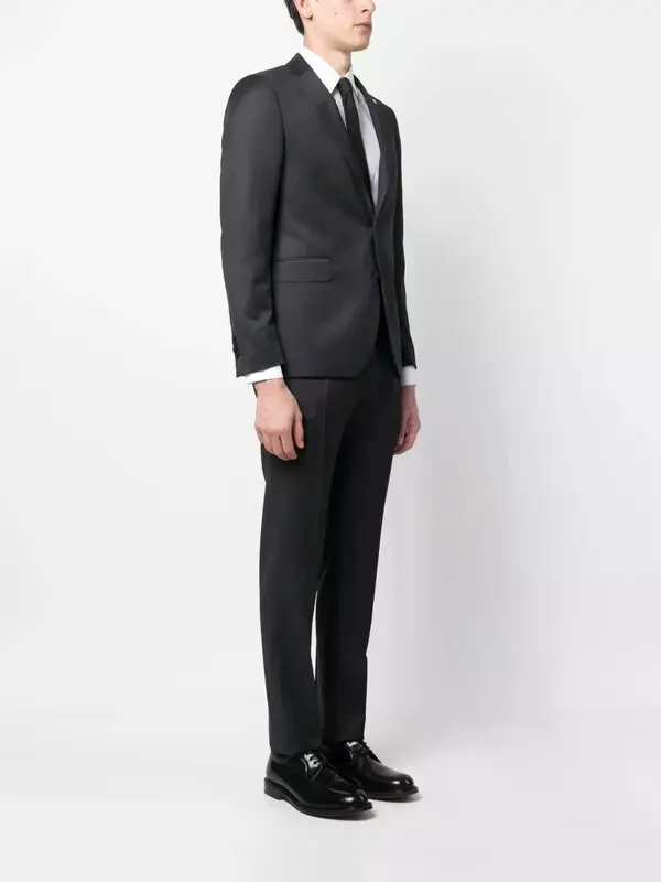 Tagliatore Single-breasted Buttoned Suit - Grey
