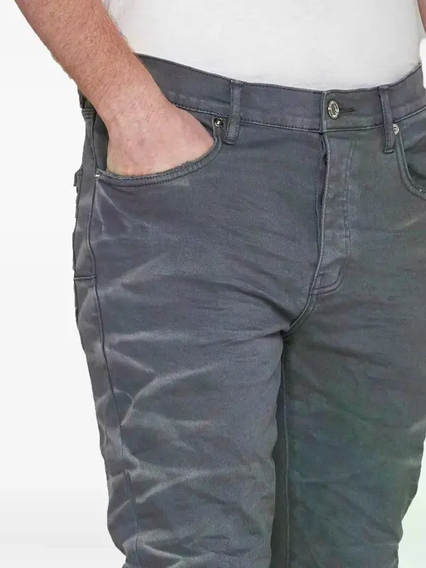 PURPLE BRAND Charcoal Faded Side Seam Skinny Jeans