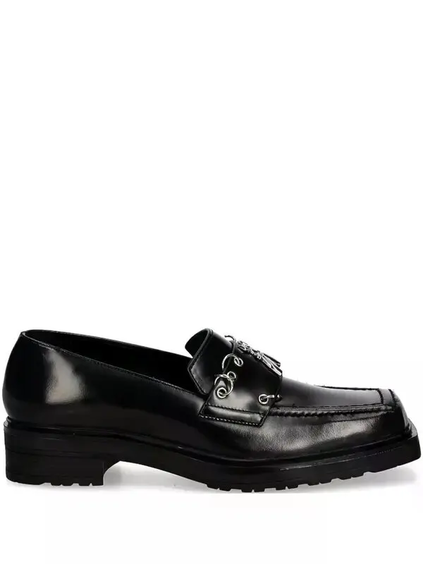 Patrizia Pepe Eyelet Embellished Loafers