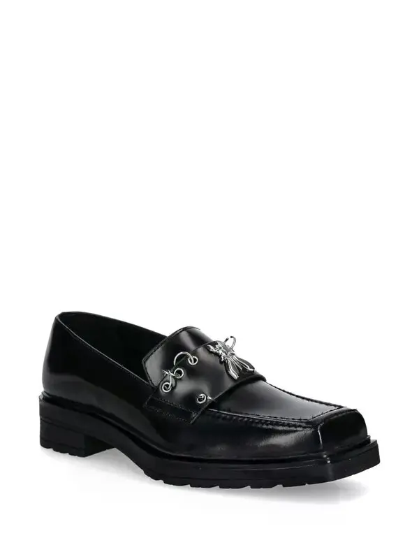 Patrizia Pepe Eyelet Embellished Loafers
