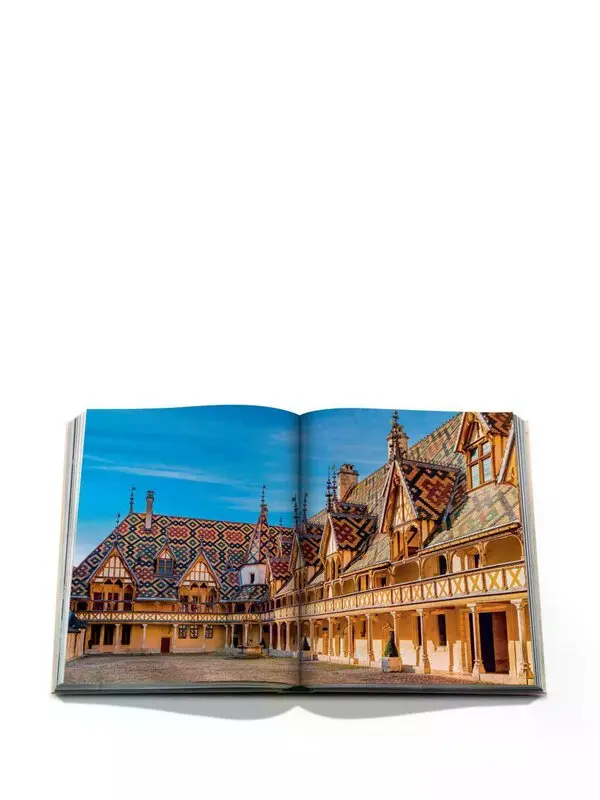 Assouline Wine & Travel France Enrico Bernardo Hardcover Book - Orange